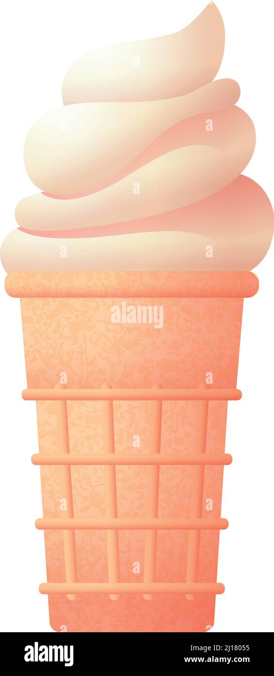 Simple cartoon soft serve Stock Vector Images - Alamy