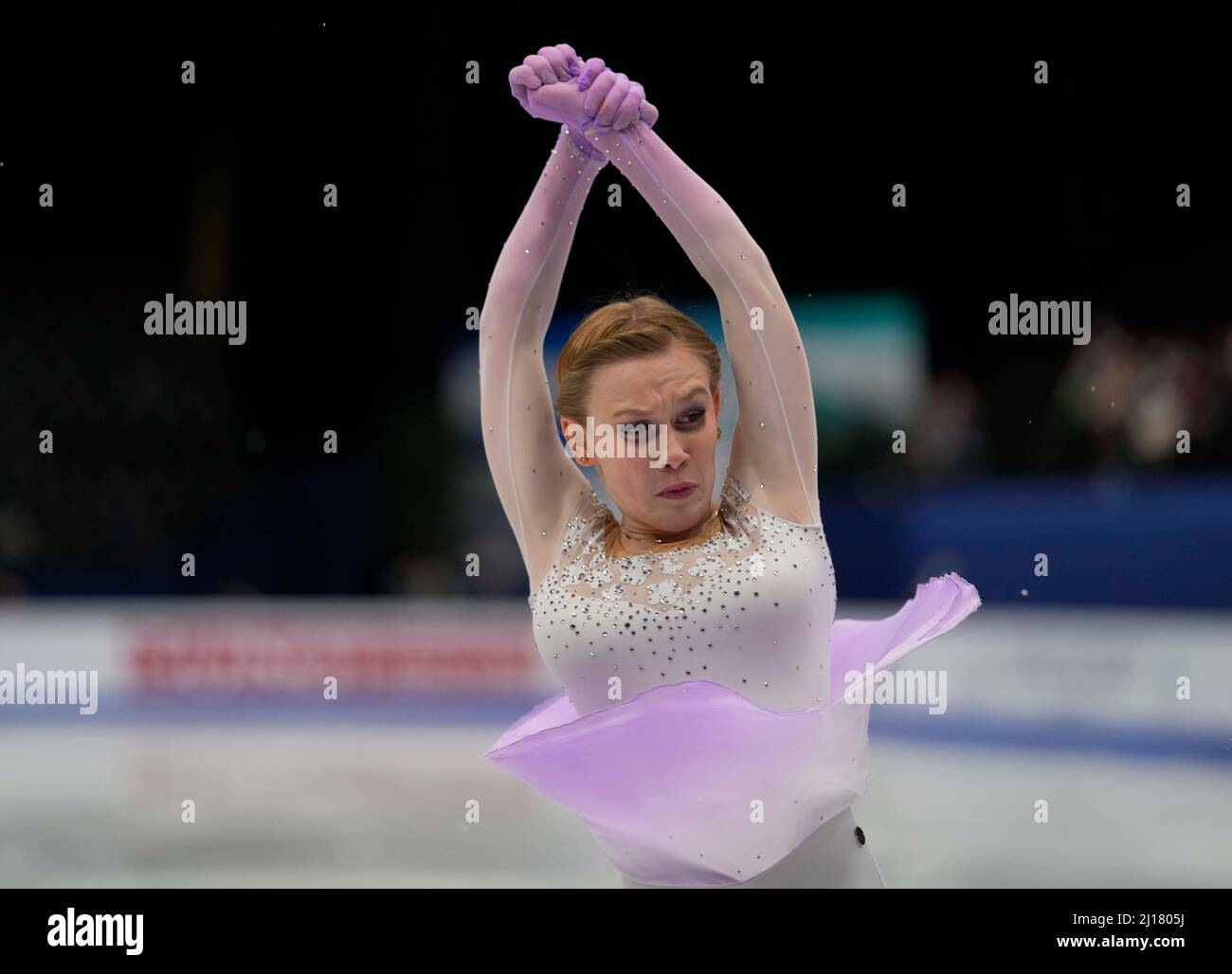 Sud de France Arena, Montpellier, France. 23rd Mar, 2022. Ekaterina ...