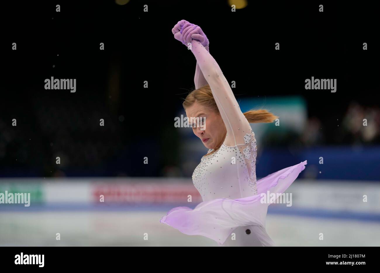 Sud de France Arena, Montpellier, France. 23rd Mar, 2022. Ekaterina ...