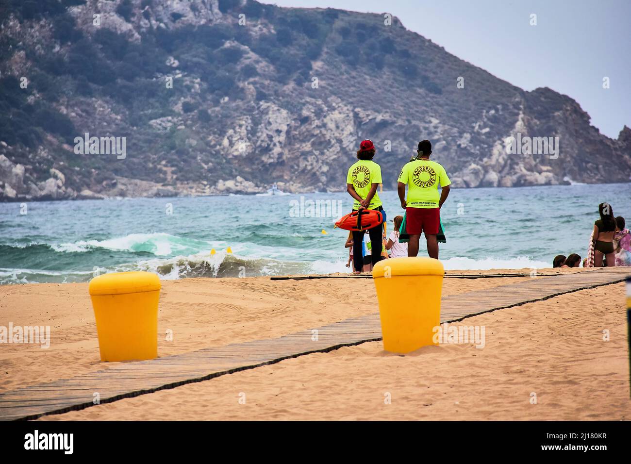 Lifeguard walking on beach hi-res stock photography and images - Alamy