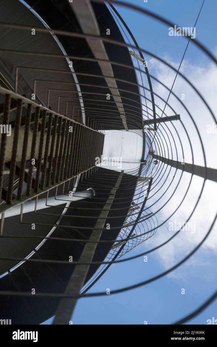 Ladder elevated tank, outdoor drinking water tank, security and ...