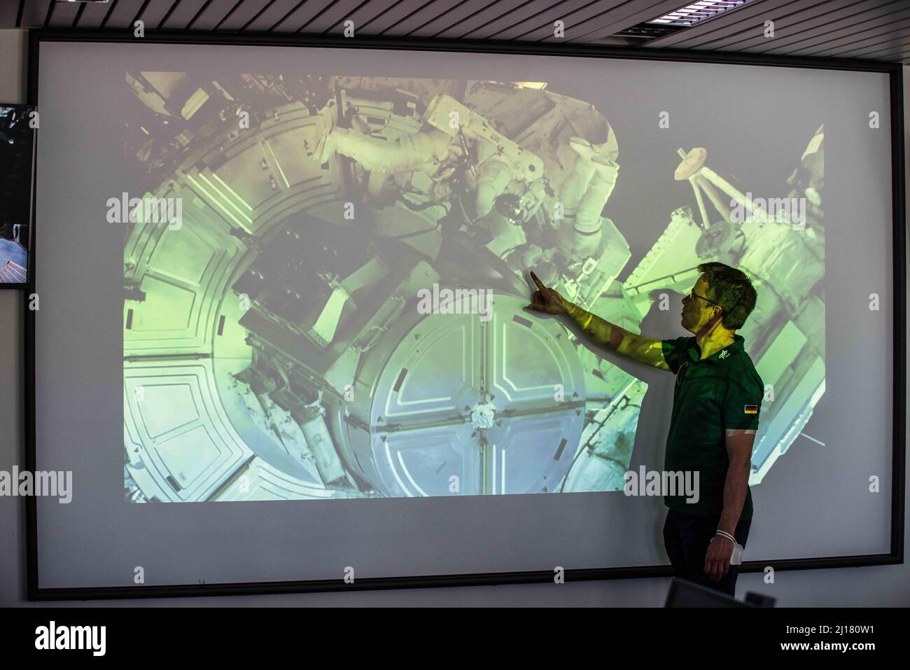 Oberpfaffenhofen, Bavaria, Germany. 23rd Mar, 2022. German Astronaut ...