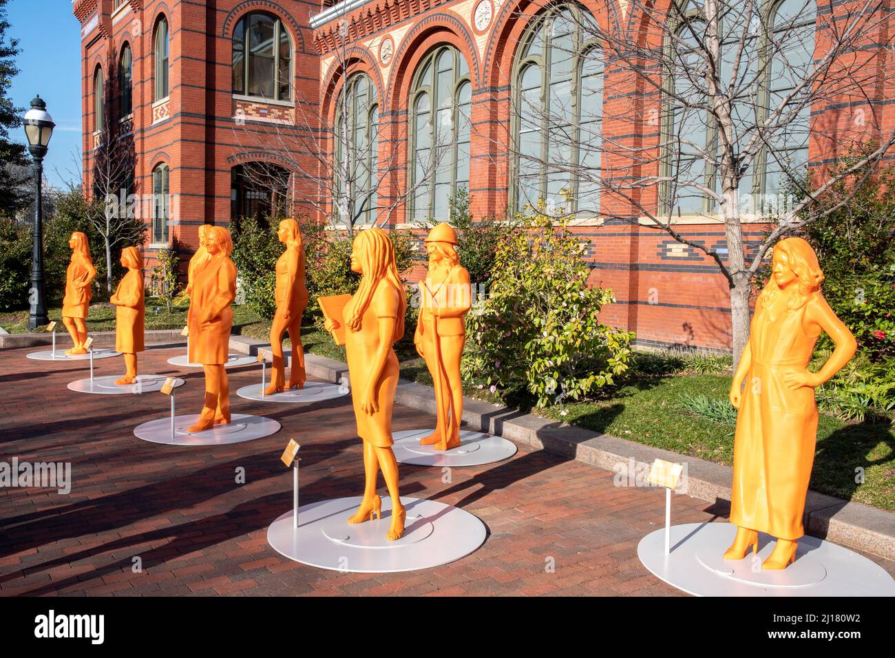Women in science special exhibit at the Smithsonian Stock Photo - Alamy