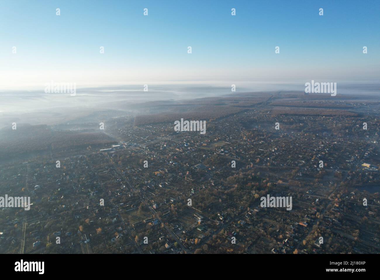 Aerial morning view kharkiv hi-res stock photography and images - Alamy