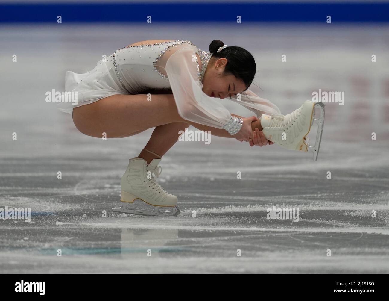 Sud de France Arena, Montpellier, France. 23rd Mar, 2022. Haein Lee ...