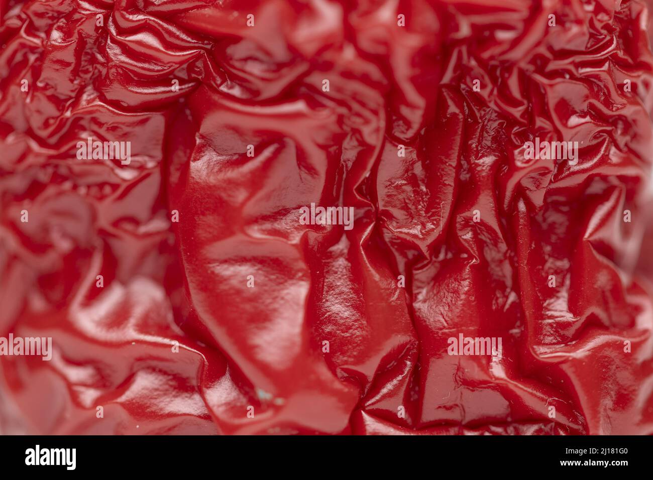 Filled frame with wrinkled skin closeup macro shot of kitchen themed ...