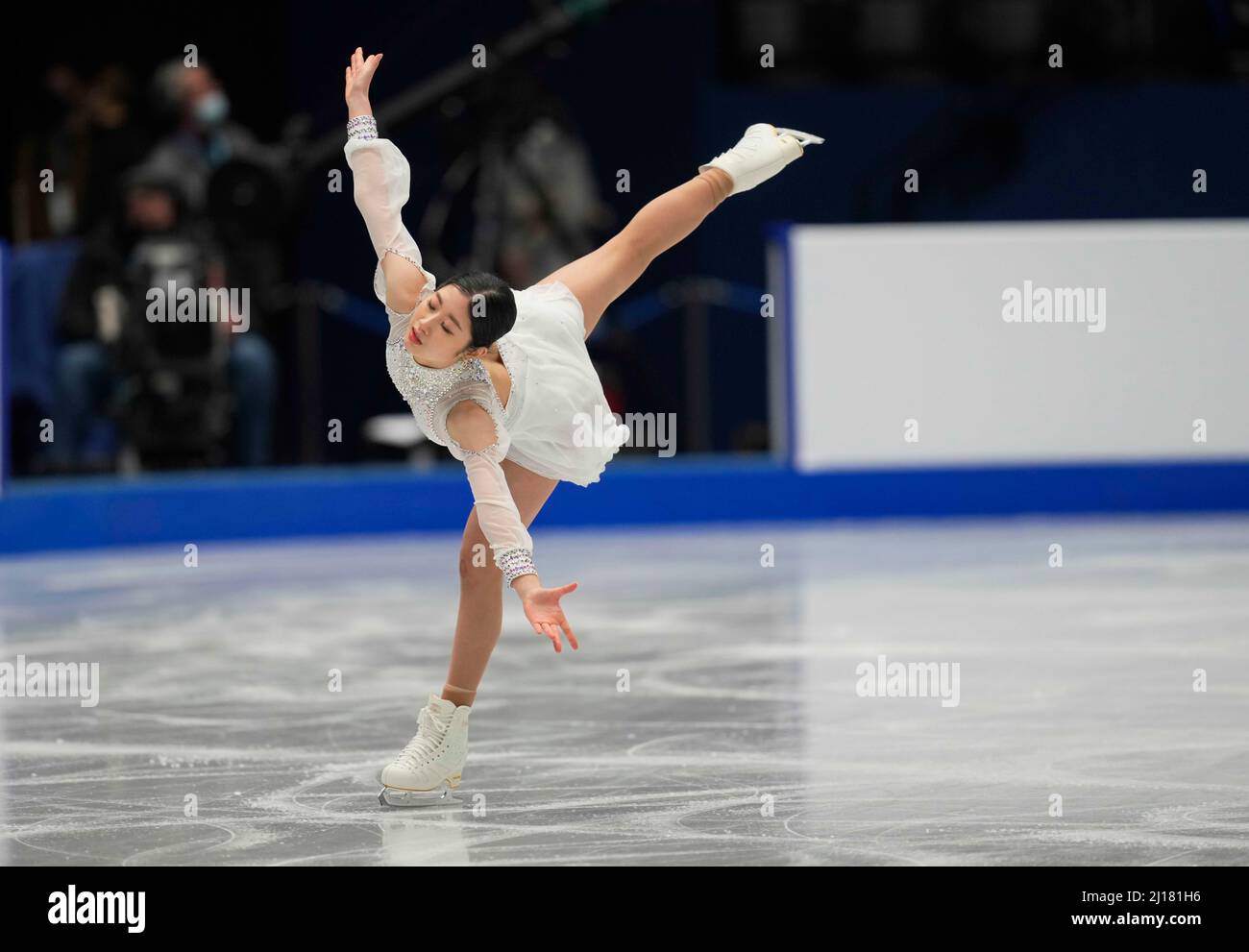 Sud de France Arena, Montpellier, France. 23rd Mar, 2022. Haein Lee ...
