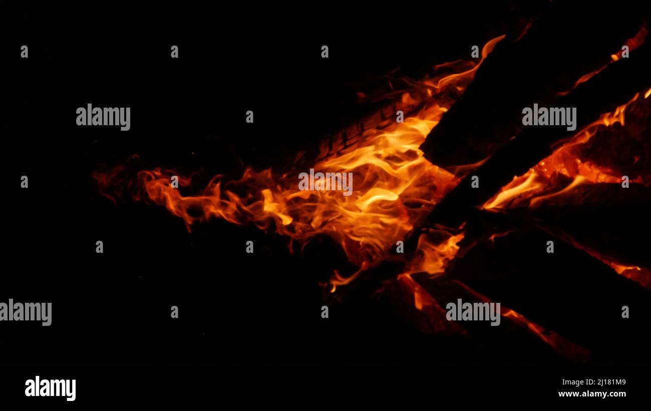 Beautiful vertical shot bonfire hi-res stock photography and images - Alamy