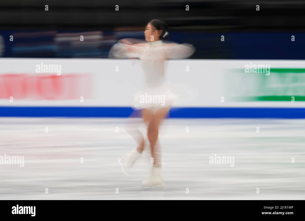 Sud de France Arena, Montpellier, France. 23rd Mar, 2022. Haein Lee ...
