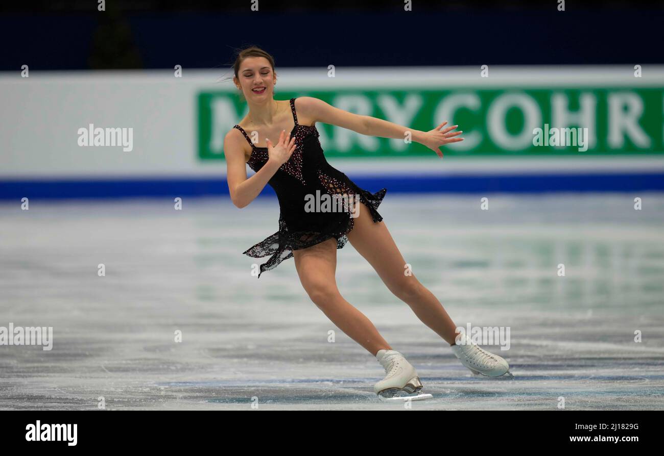 Sud de France Arena, Montpellier, France. 23rd Mar, 2022. Alexia ...