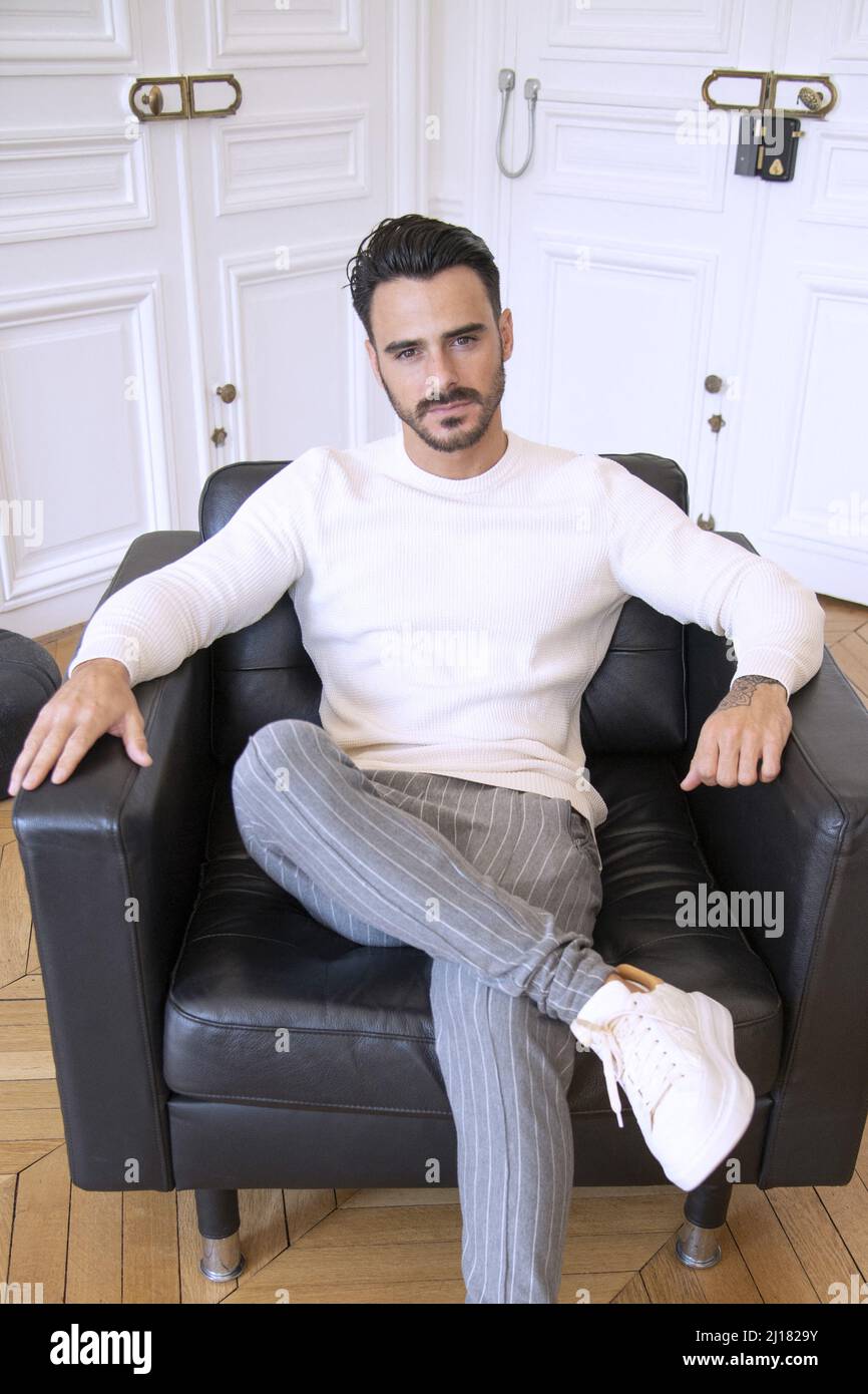 Benji Samat attending a press conference announcing a boxing combat ...