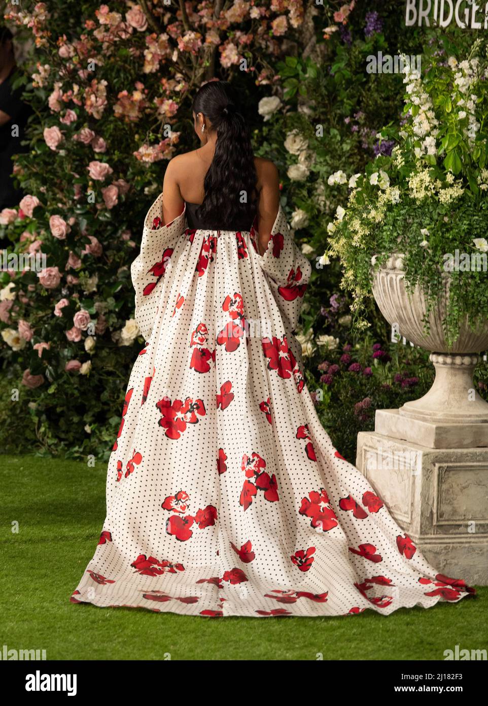 London, UK. Charithra Chandran at World Premiere of Bridgerton Season 2 ...