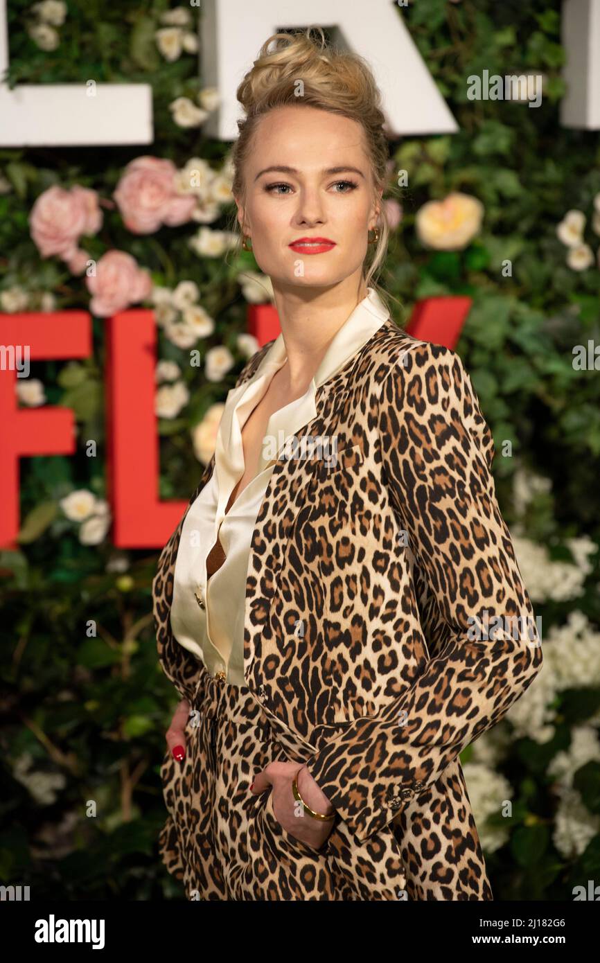 London, UK. Jessica Madsen at World Premiere of Bridgerton Season 2 at ...