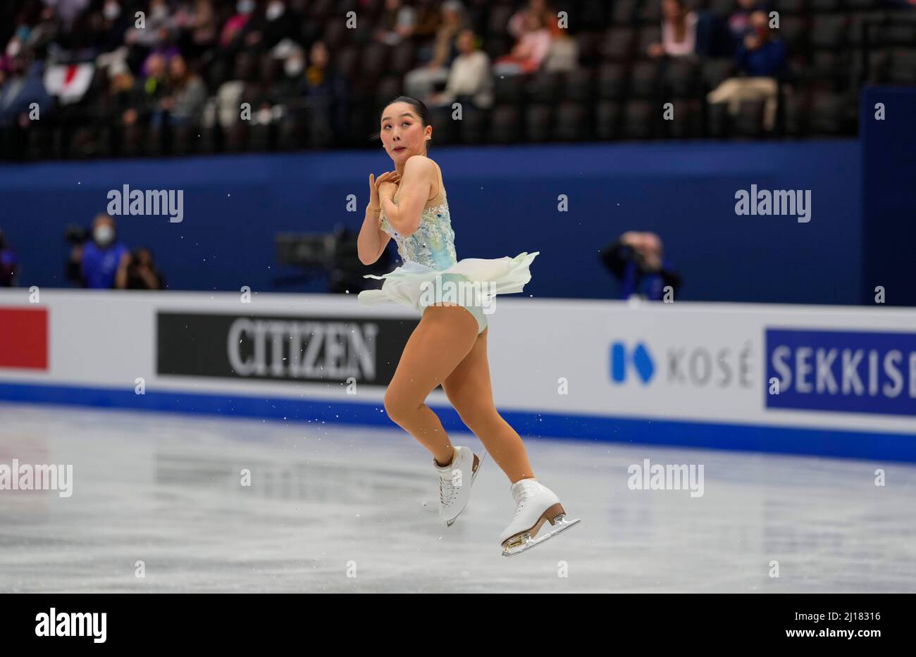 Sud de France Arena, Montpellier, France. 23rd Mar, 2022. Wakaba ...