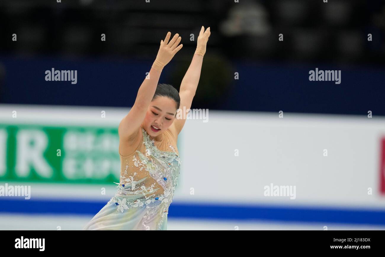 Sud de France Arena, Montpellier, France. 23rd Mar, 2022. Wakaba ...
