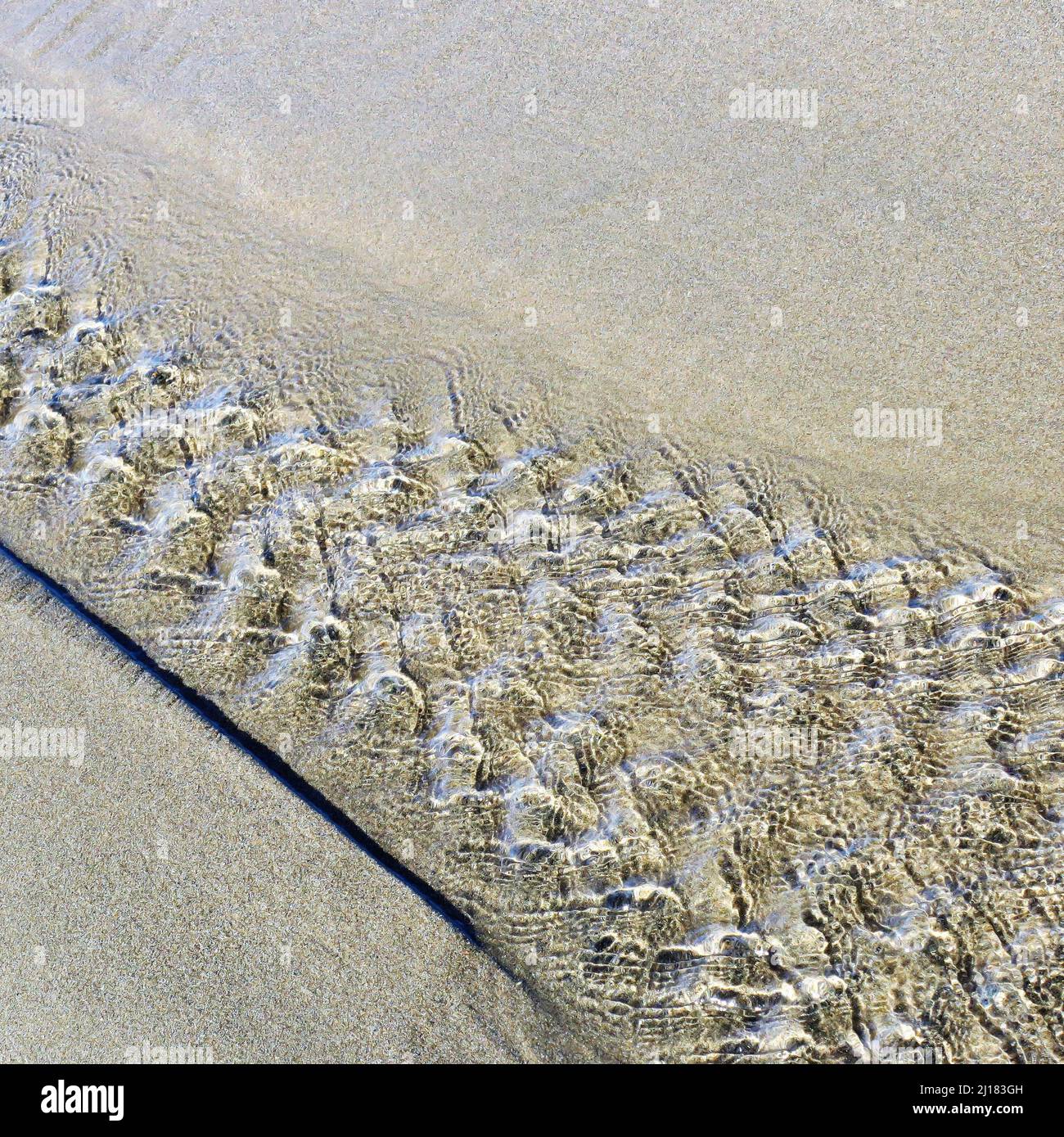 Patterns in sand Stock Photo - Alamy