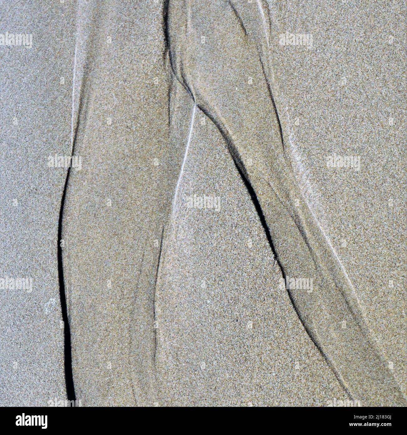 Patterns in the sand Stock Photo - Alamy