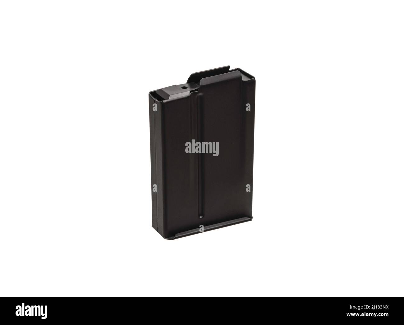 Assault rifle magazine isolated on white background Stock Photo - Alamy