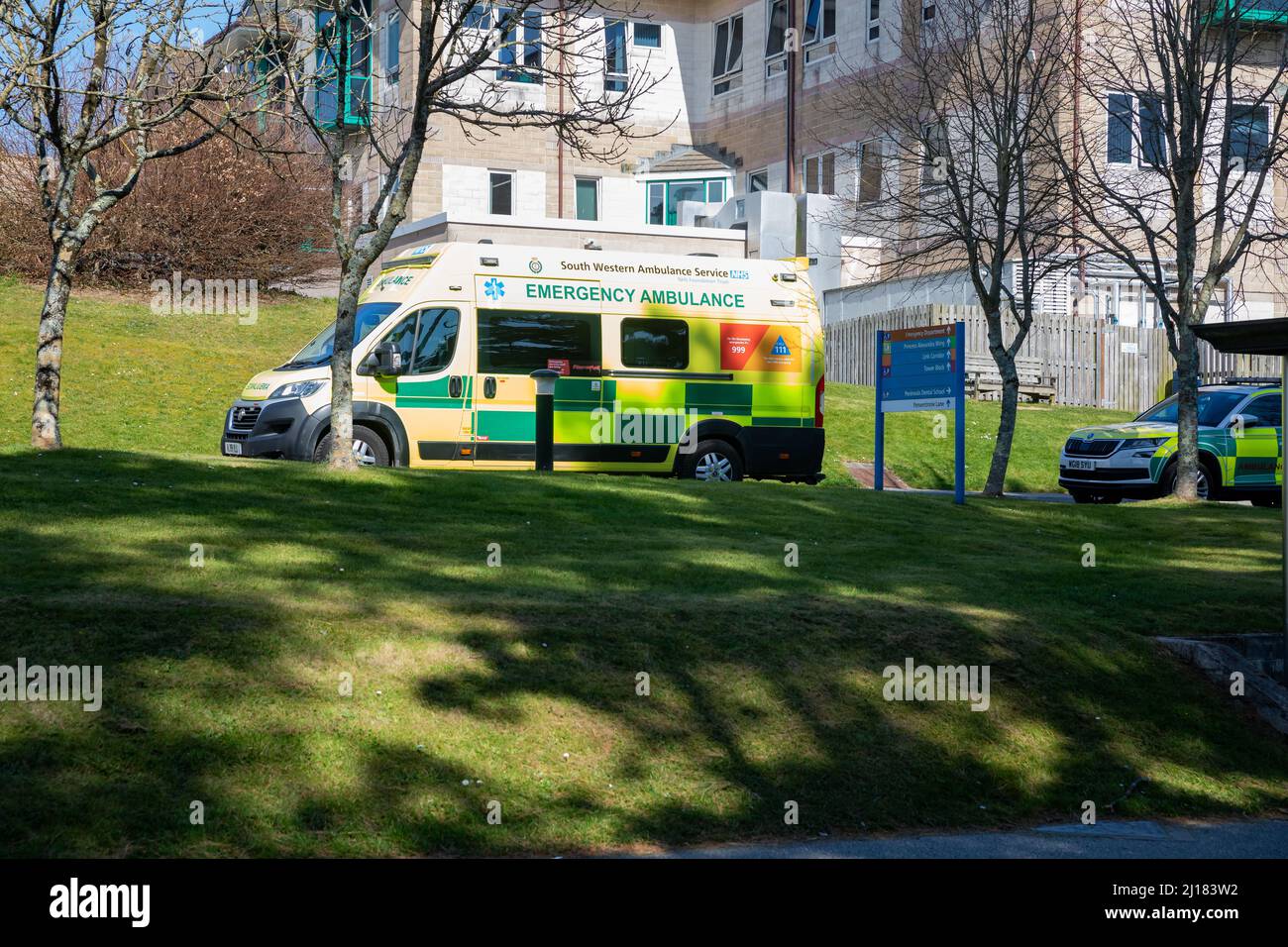Royal cornwall hospital ambulance hi-res stock photography and images ...