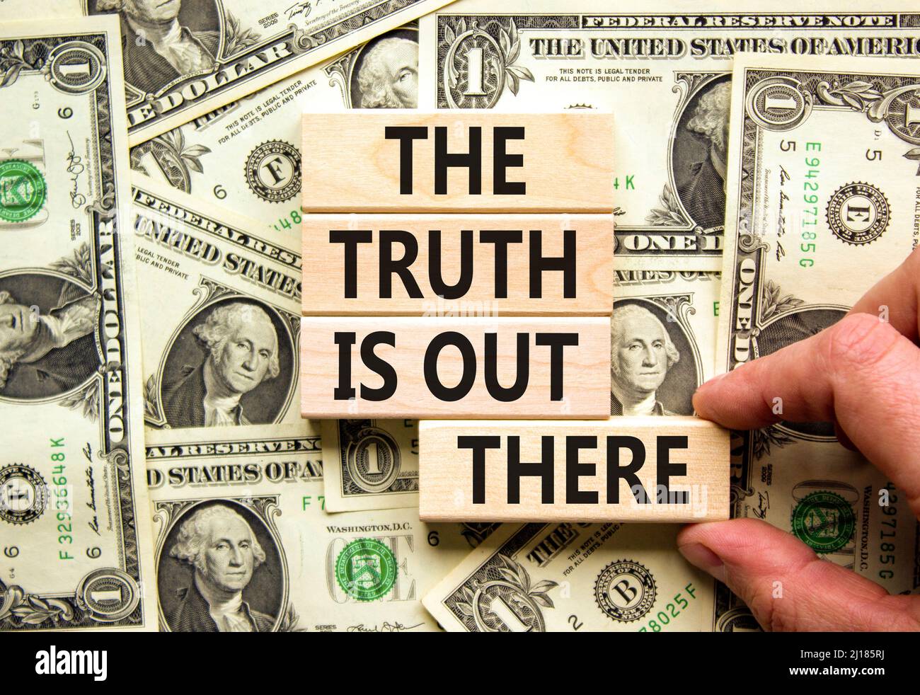 The truth is out there symbol. Concept words The truth is out there on ...