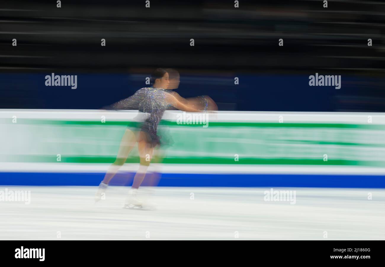 Sud de France Arena, Montpellier, France. 23rd Mar, 2022. Young You ...