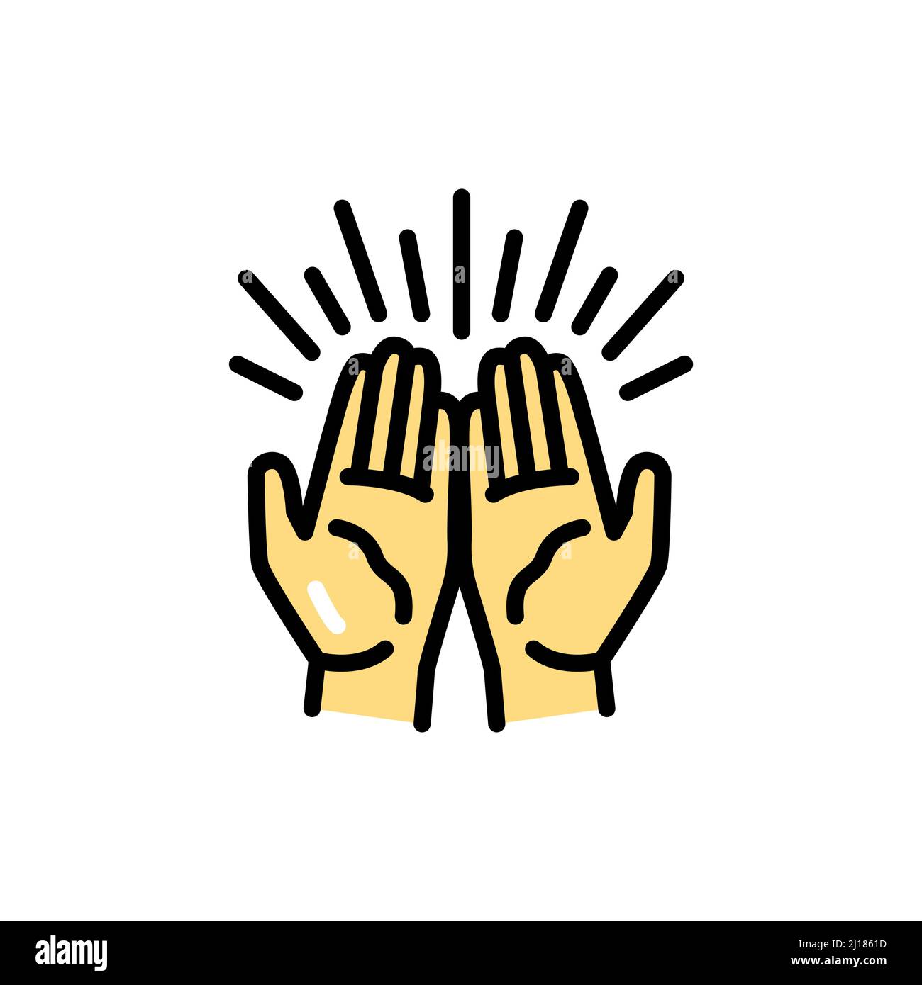 Hands in prayer clipart hi-res stock photography and images - Alamy