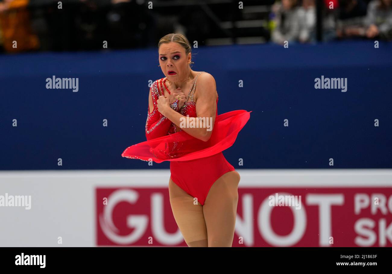 Sud de France Arena, Montpellier, France. 23rd Mar, 2022. Loena ...