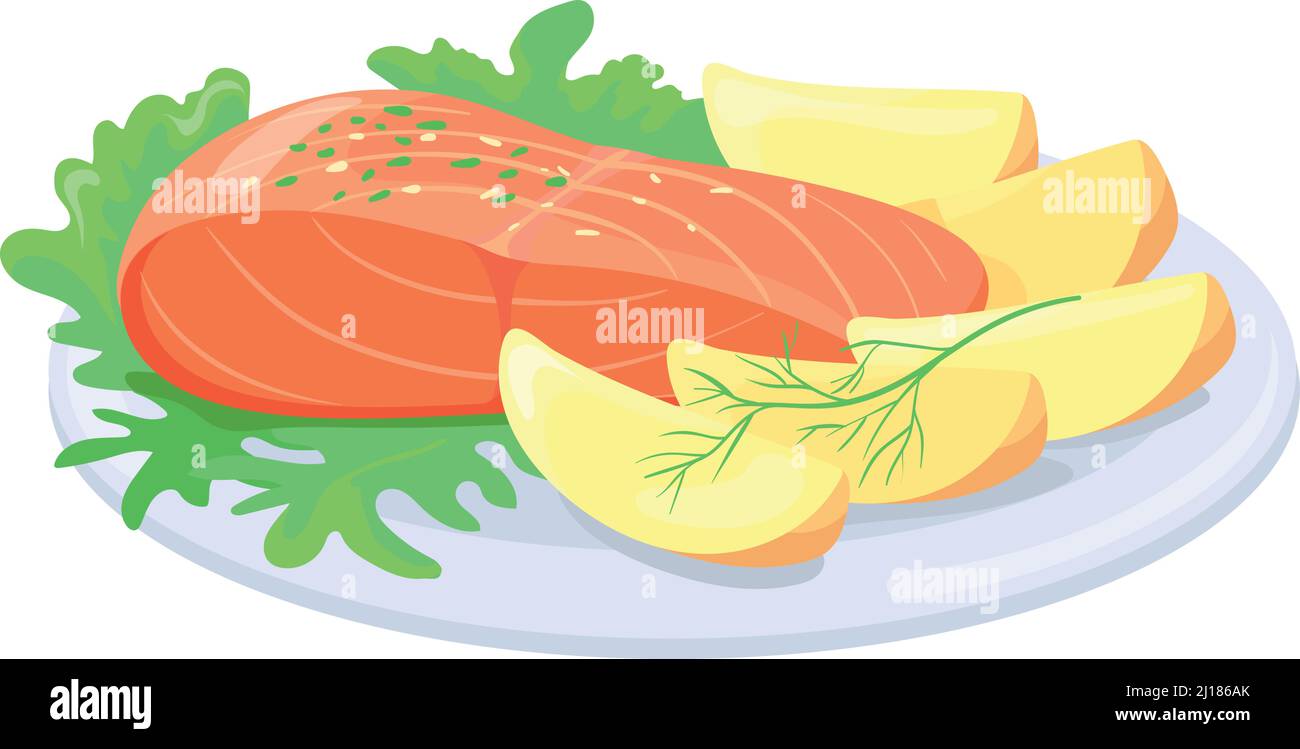 Fish snack crispy potato Stock Vector Images - Alamy