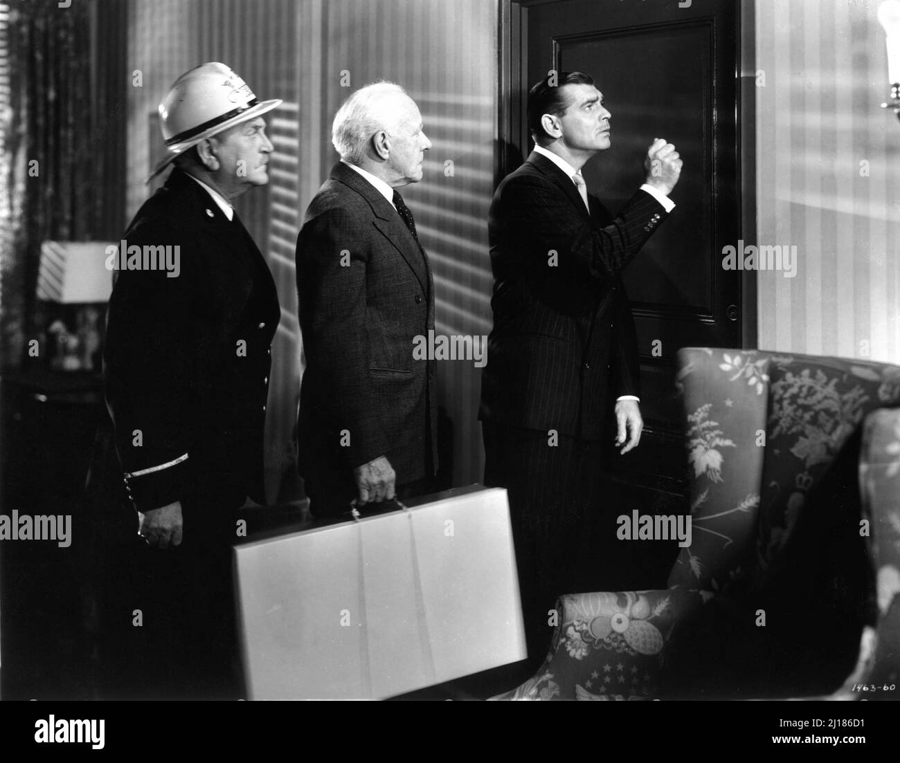 FRANK MORGAN LEWIS STONE and CLARK GABLE in KEY TO THE CITY 1950 ...