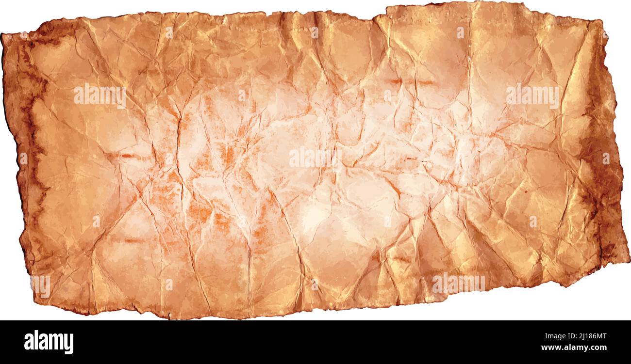 Old creased paper background. Textured vintage wallpaper Stock Vector ...