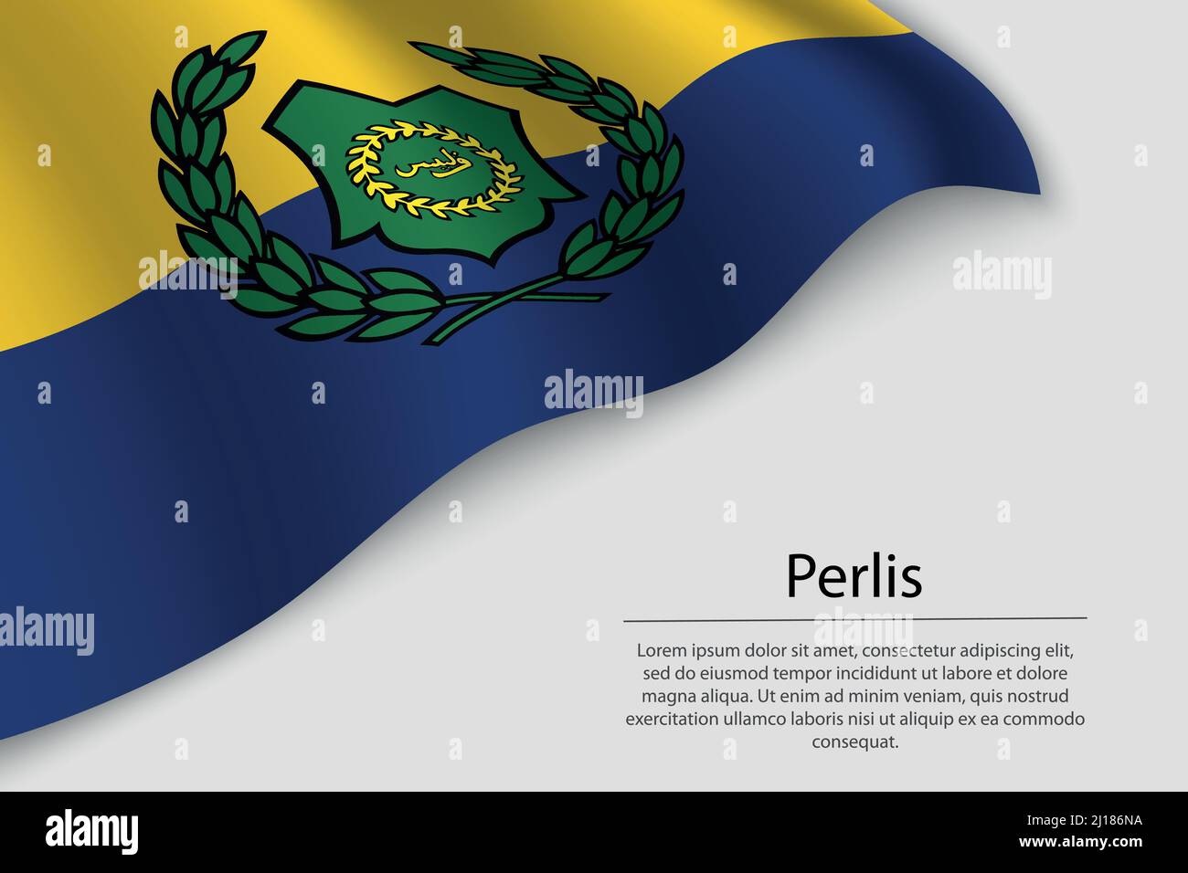 Perlis flag Stock Vector Images - Alamy