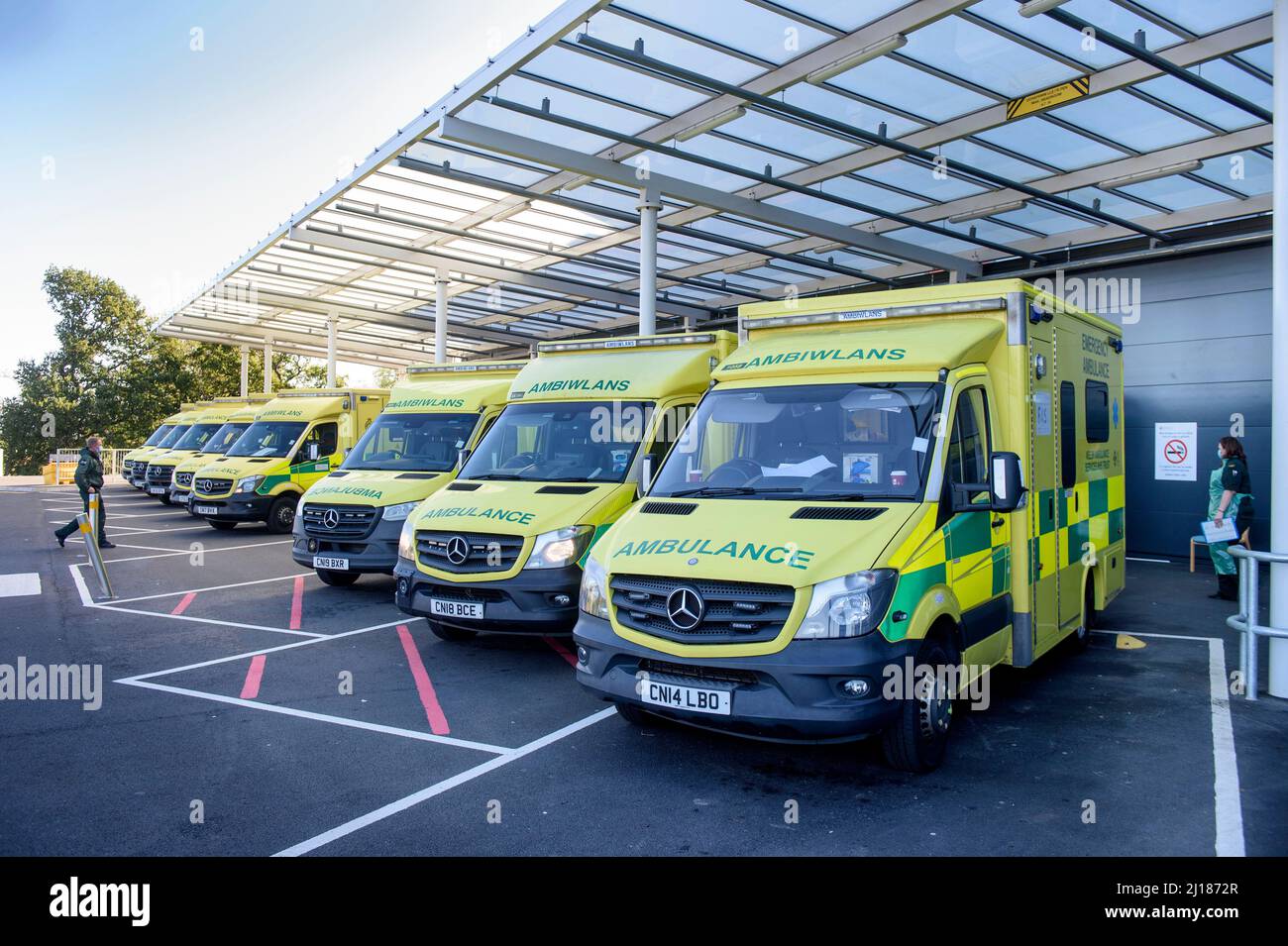 The problem of queueing ambulances due to unavailable hospital beds - a ...
