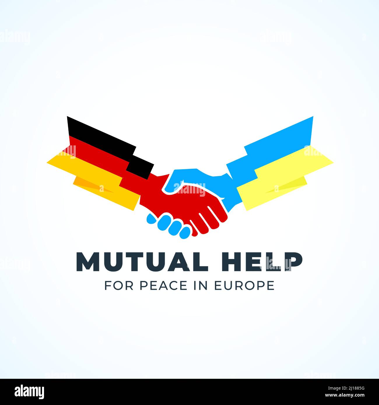 Germany ukraine handshake symbol hi-res stock photography and images ...