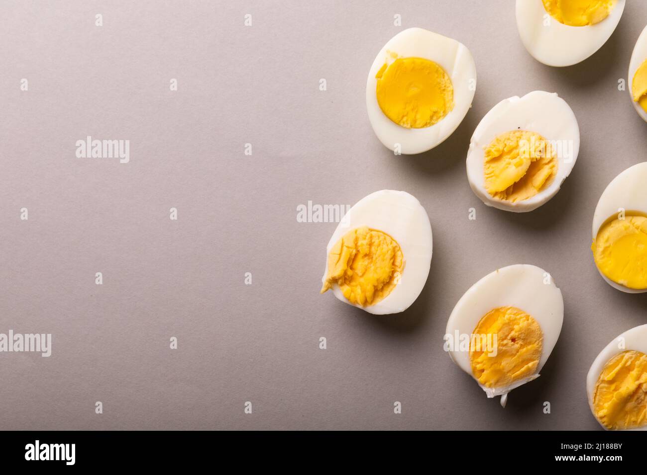 Raw egg yolk isolated above hi-res stock photography and images - Alamy