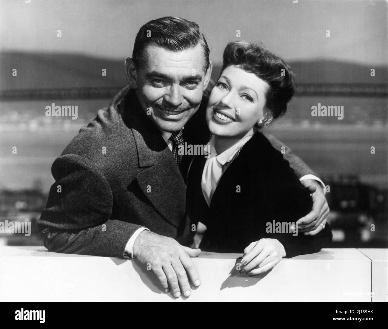 CLARK GABLE and LORETTA YOUNG in KEY TO THE CITY 1950 director GEORGE ...