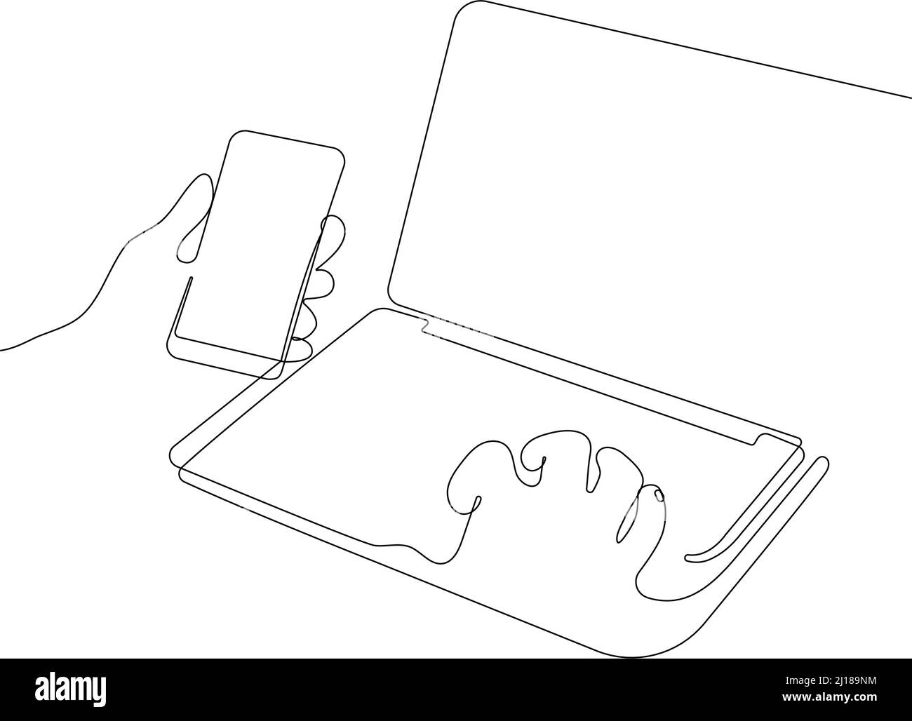 Continuous one line drawing of top view Stock Vector Image & Art - Alamy