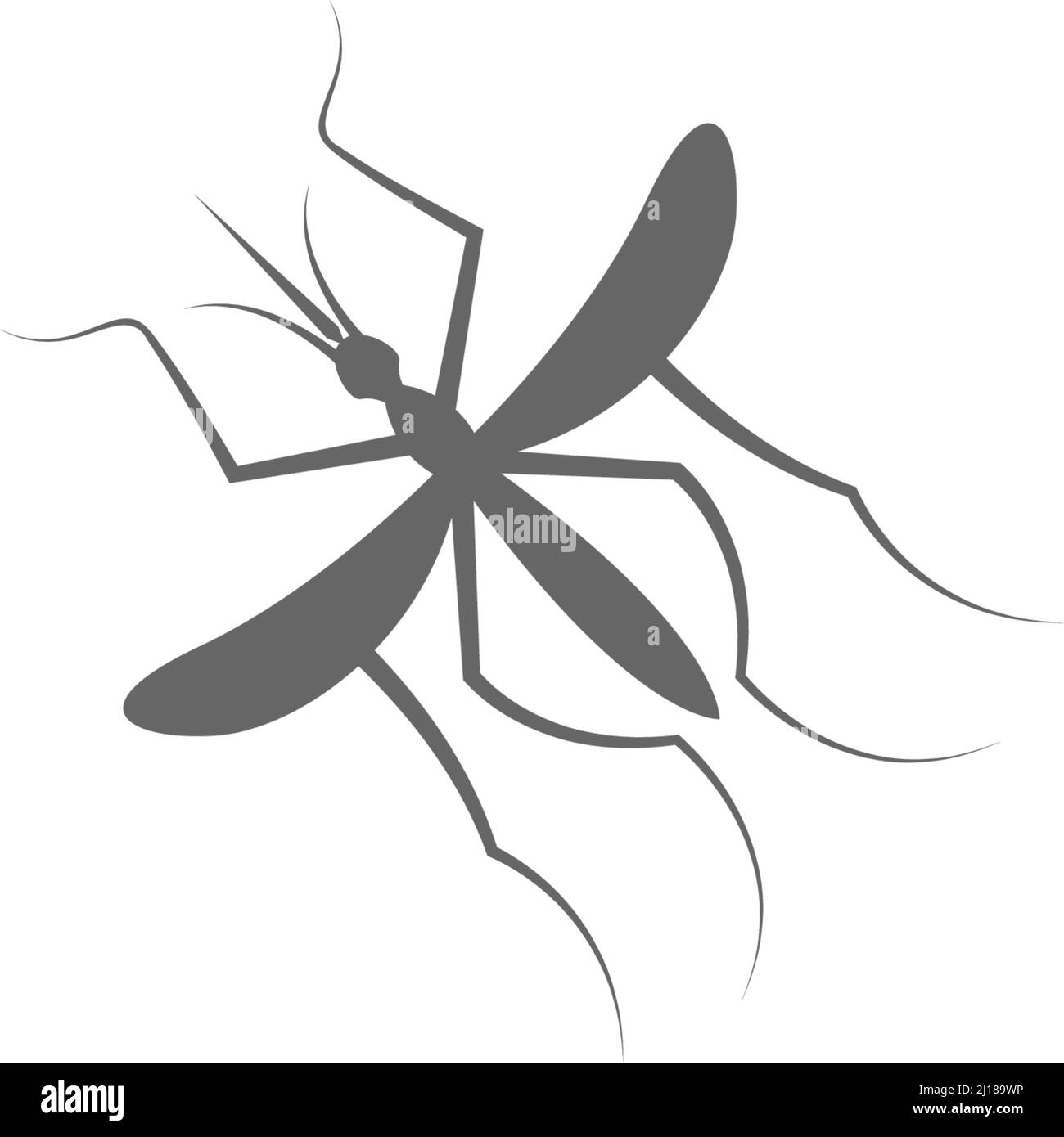 Mosquito icon flat design template vector Stock Vector Image & Art - Alamy