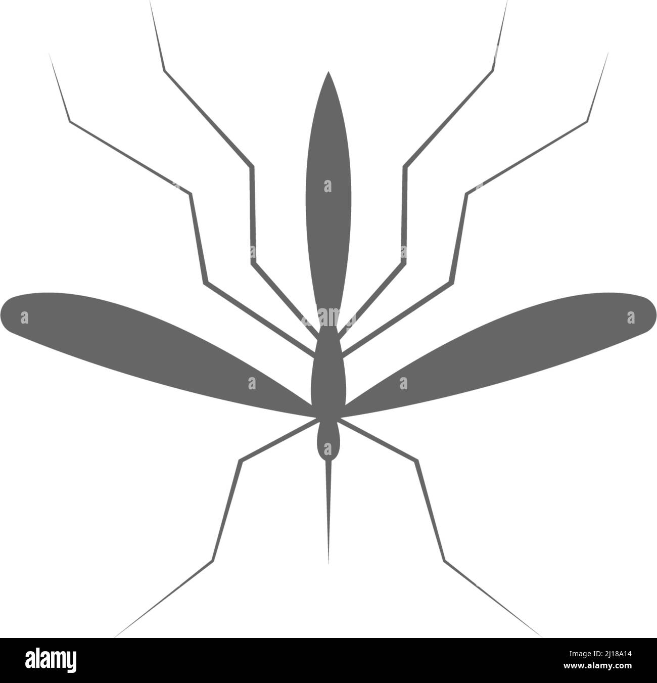 Mosquito icon flat design template vector Stock Vector Image & Art - Alamy