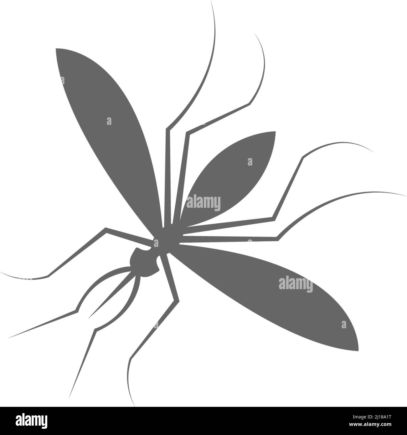 Mosquito icon flat design template vector Stock Vector Image & Art - Alamy