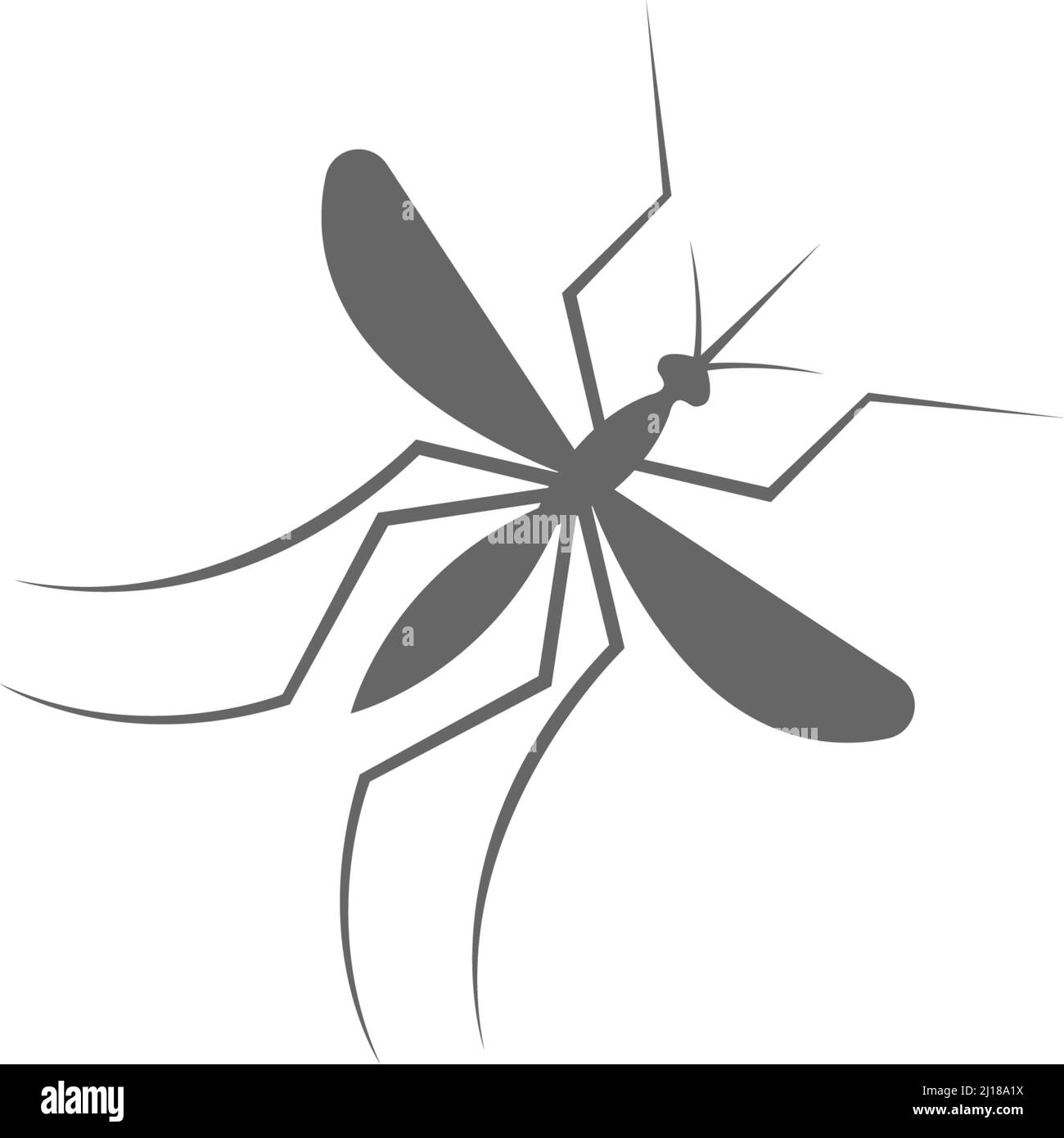 Mosquito icon flat design template vector Stock Vector Image & Art - Alamy