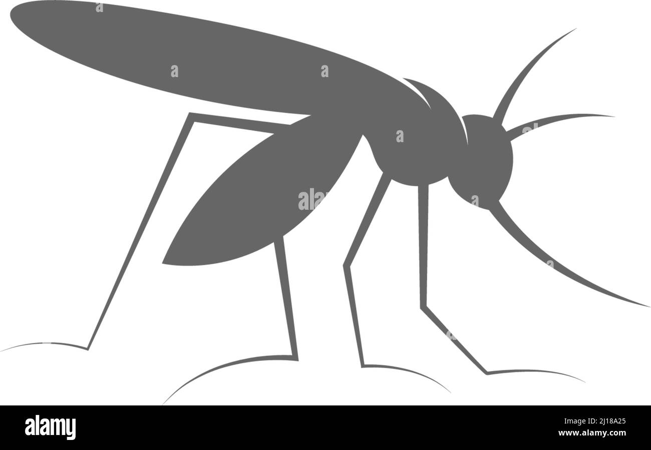 Mosquito icon flat design template vector Stock Vector Image & Art - Alamy