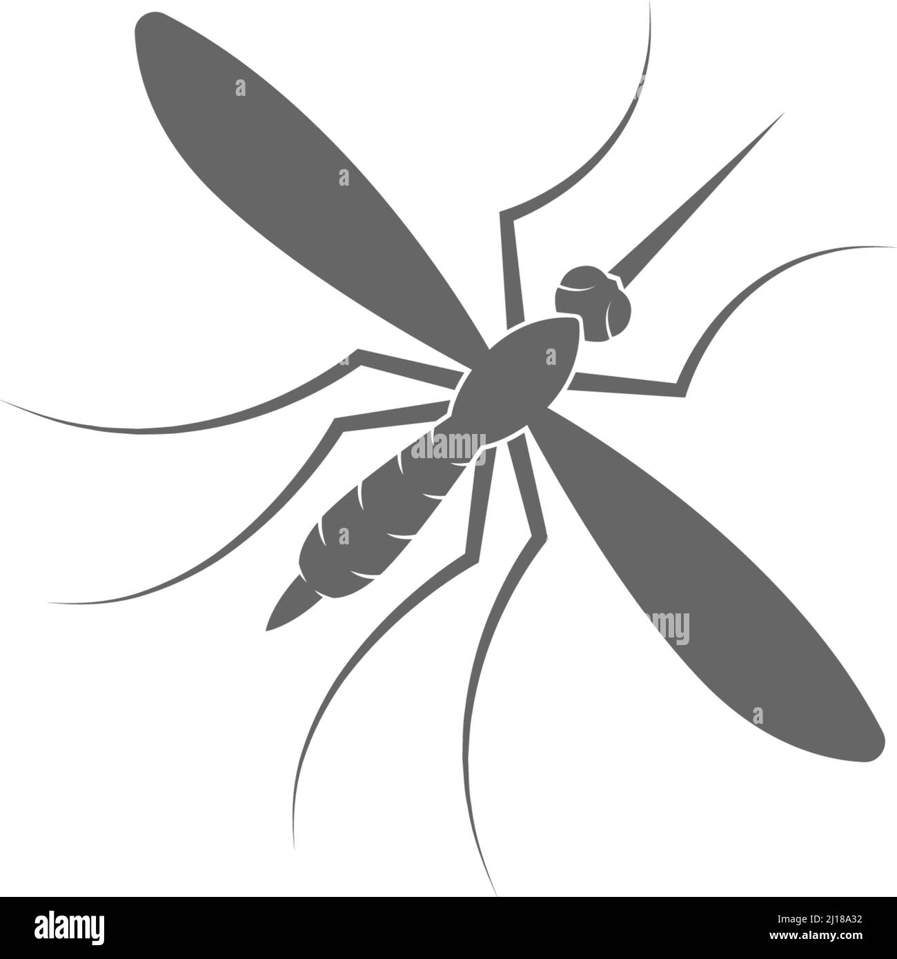 Mosquito icon flat design template vector Stock Vector Image & Art - Alamy