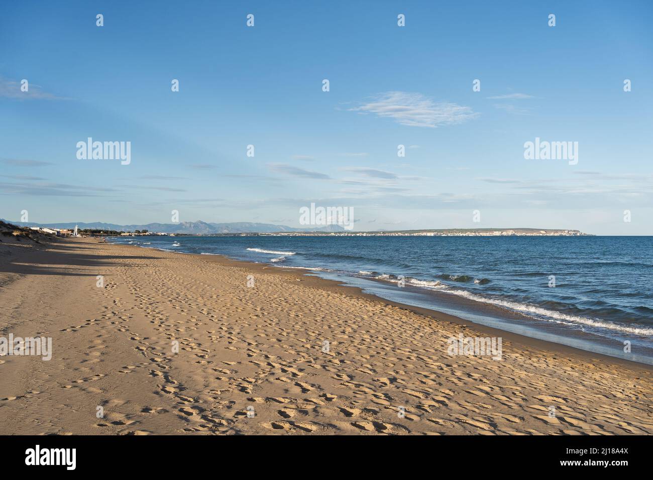 A scenic view of a beach in Spain Stock Photo - Alamy