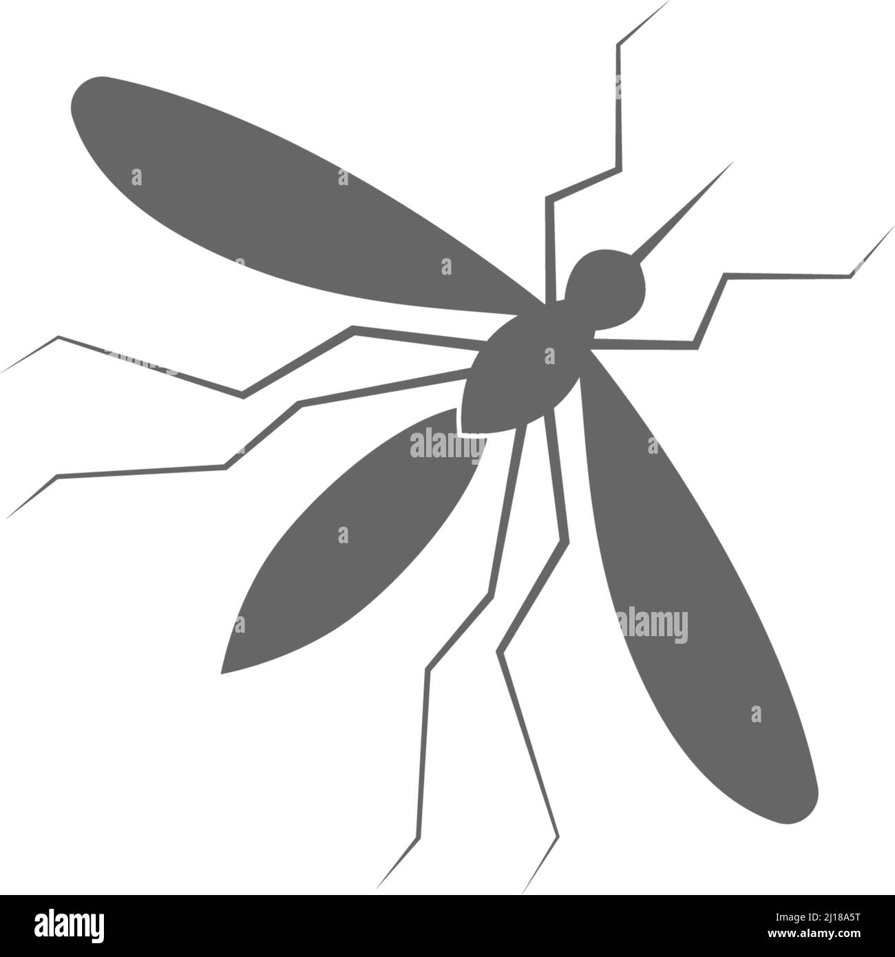 Mosquito icon flat design template vector Stock Vector Image & Art - Alamy
