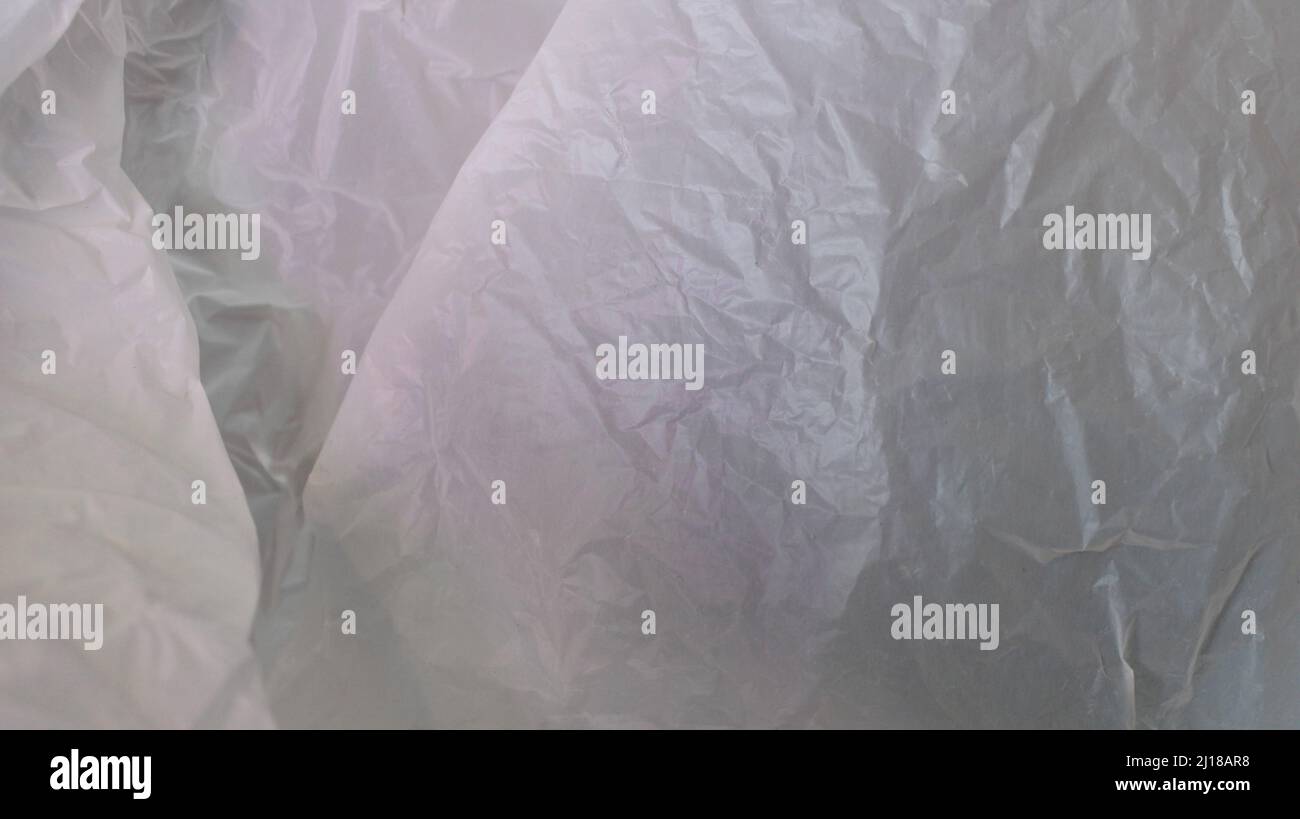 A White Plastic Bag Texture Stock Photo - Alamy