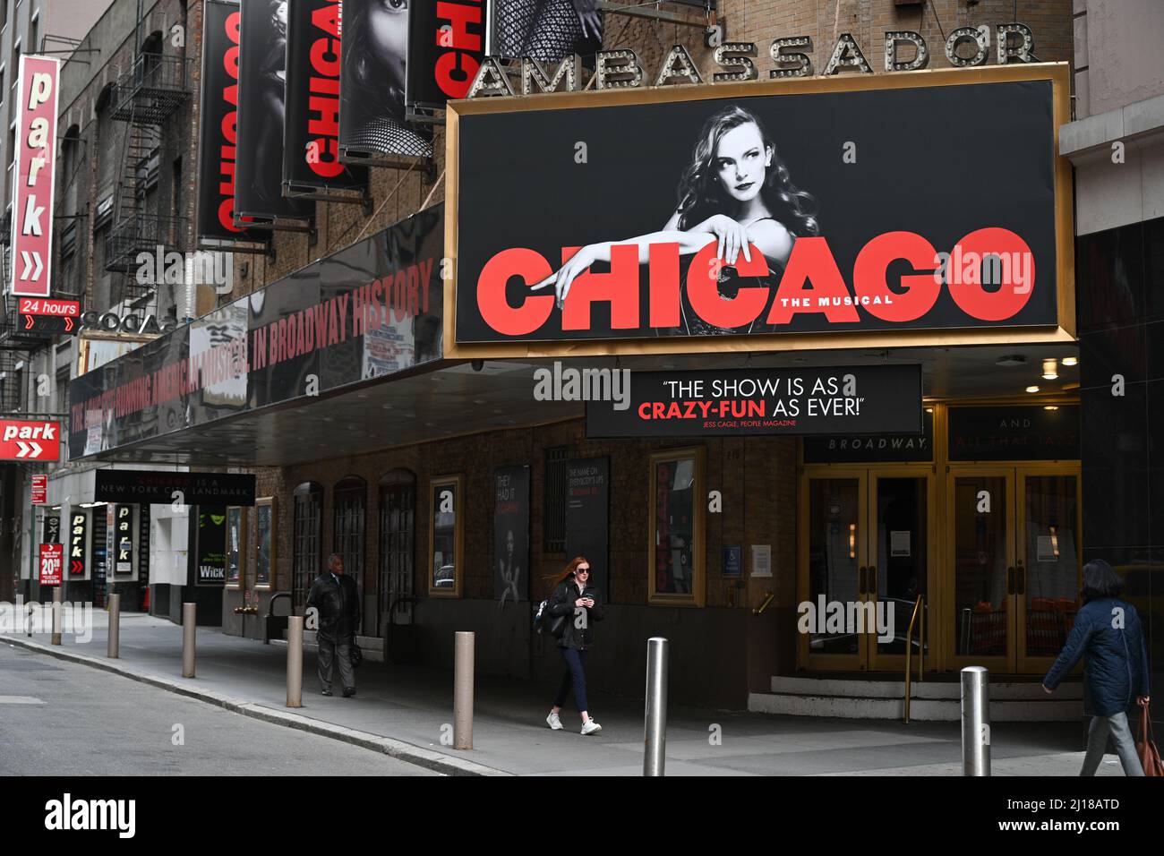 "Chicago" on Broadway at The Ambassador Theater on March 23, 2022 in ...