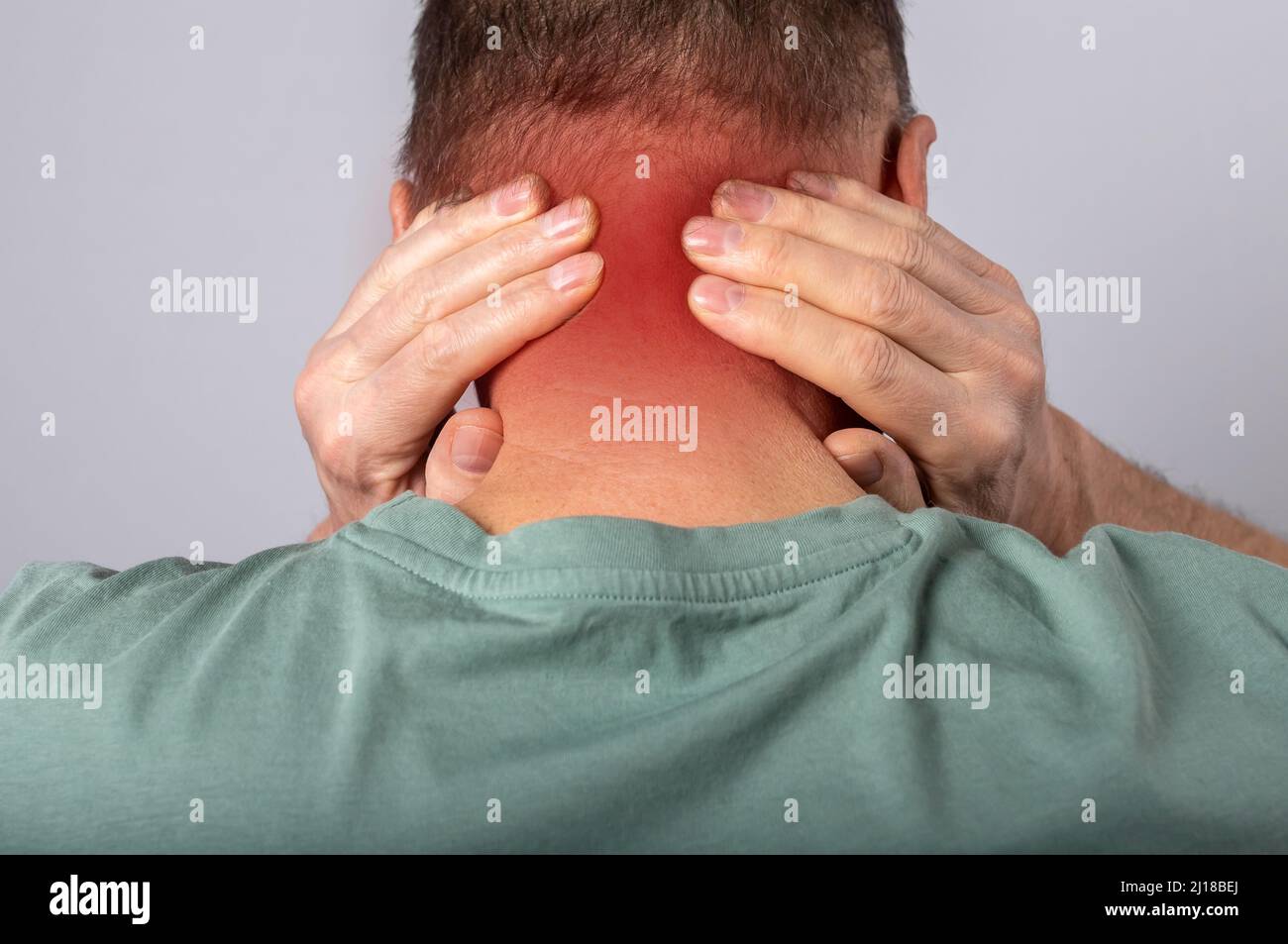 Pain in the back of the neck hi-res stock photography and images - Alamy
