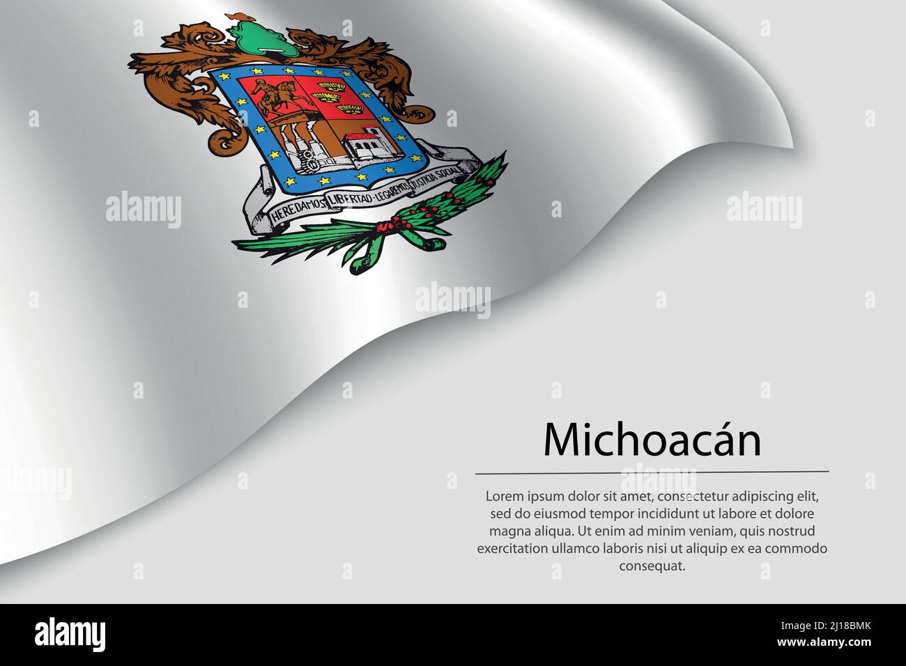 Flag of michoacan Stock Vector Images - Alamy