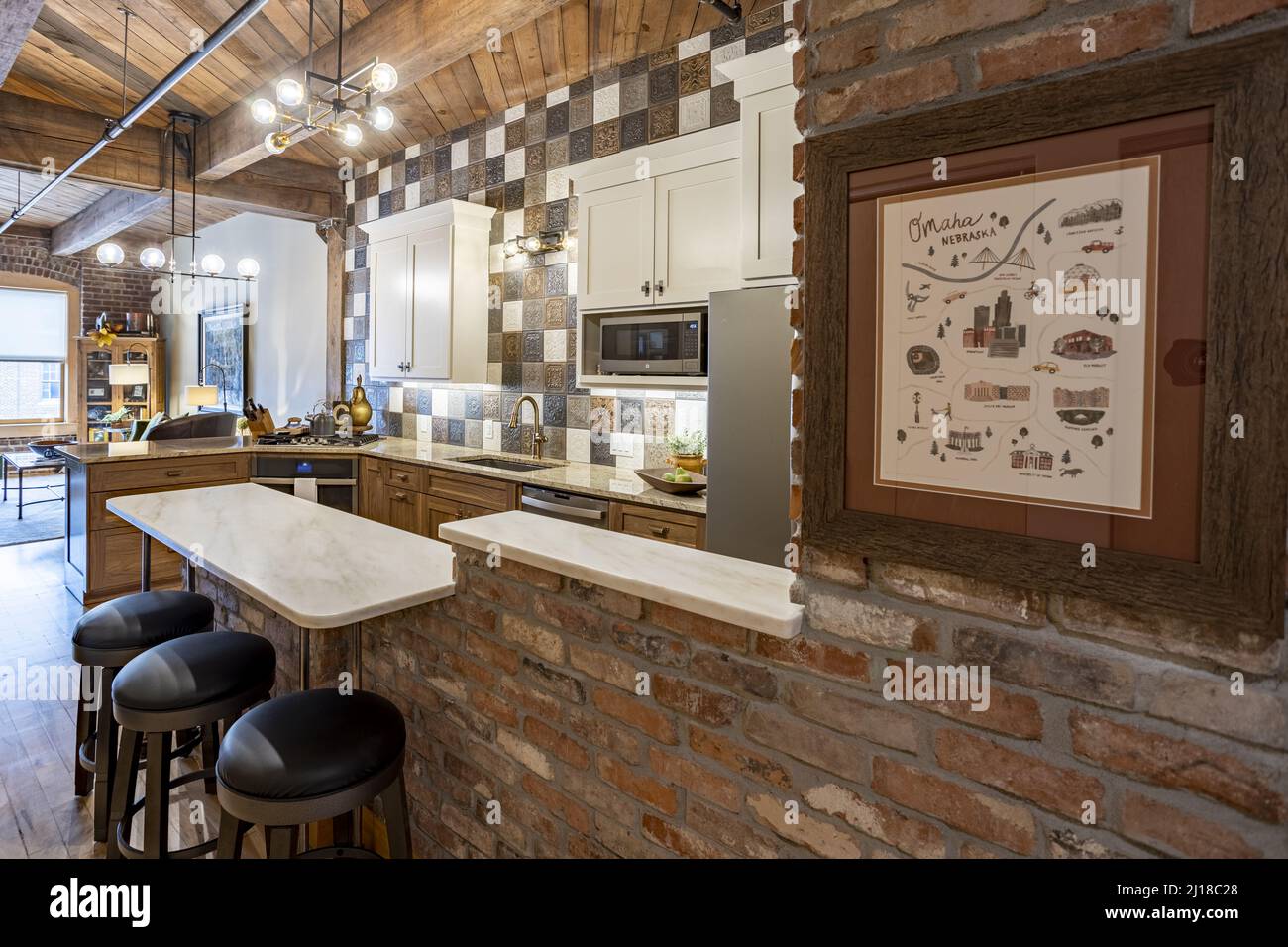 Brick divider hi-res stock photography and images - Alamy