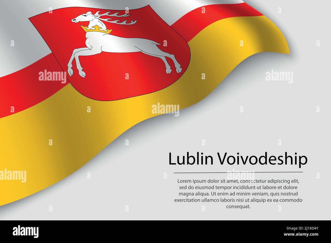 Flag of lublin Stock Vector Images - Alamy